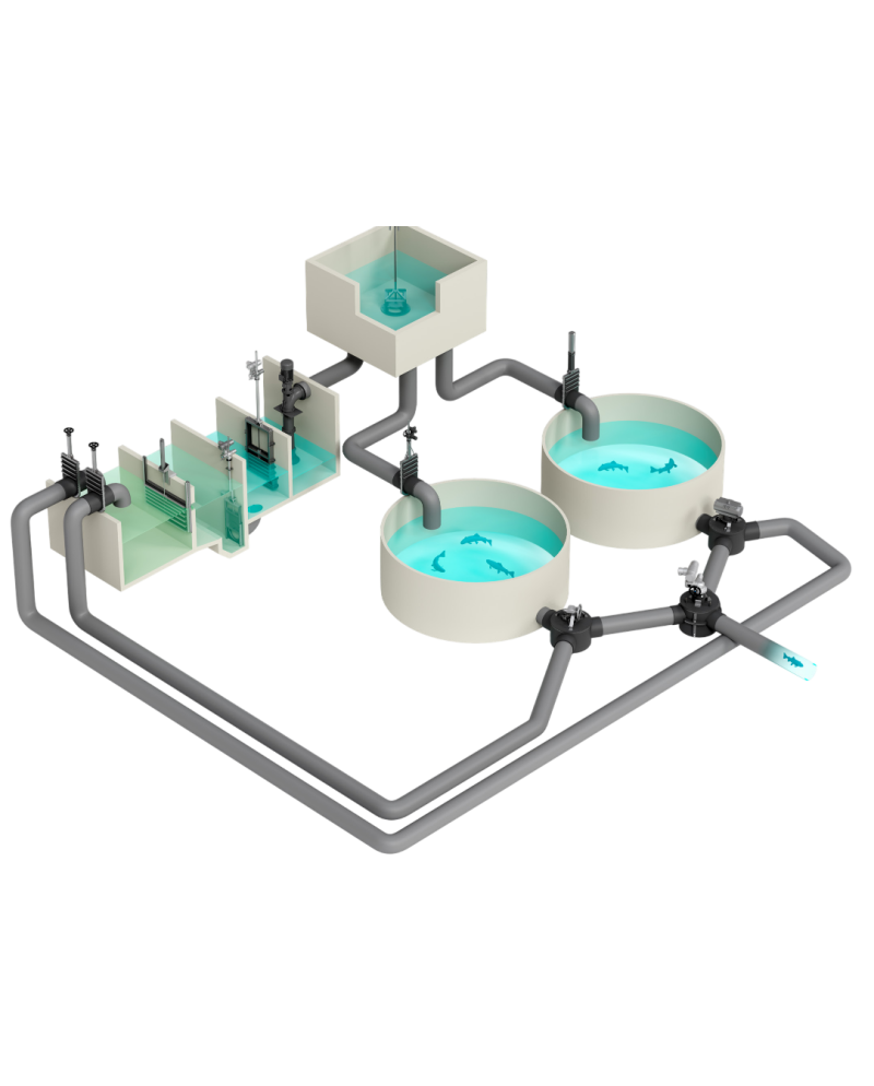 FLG WAPRO 3-way valve PEHD